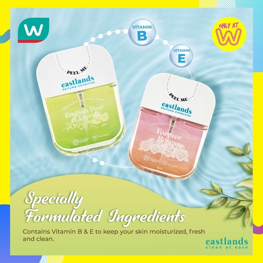 Buy1Free1-Eastlands 35ml Pocket Fragrance Sanitizer Spray English Pear ...