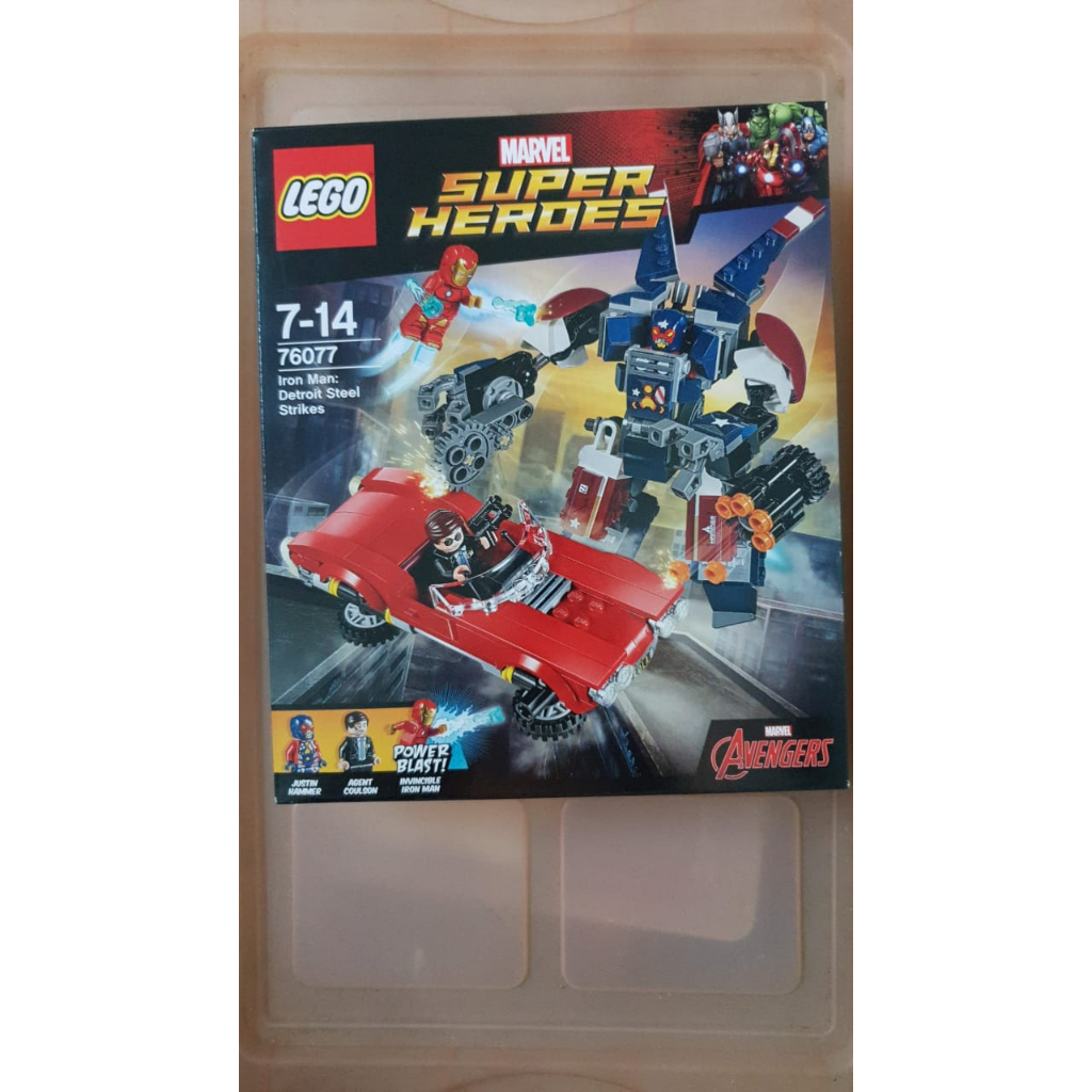 Lego Marvel 76077 Iron Man: Detroit Steel Strikes (NEW/MISB) | Shopee ...