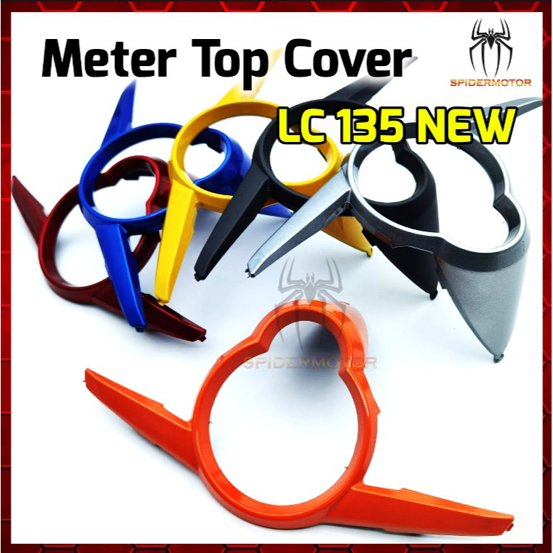 METER TOP COVER MATT BLACK & BLACK LC135 NEW V2 V3 V4 V5 V6 V7 / LC135 ...