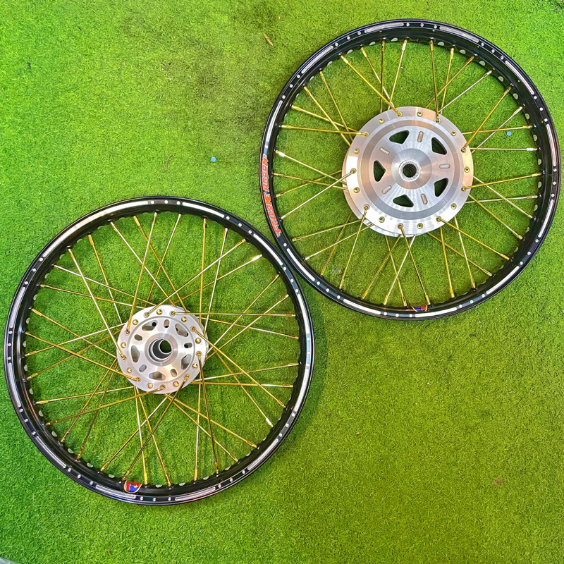 SET RIM ALLOY CNC MOTOR SCOOTER HONDA ICON, HONDA BEAT v1 v2 HUB CNC ...