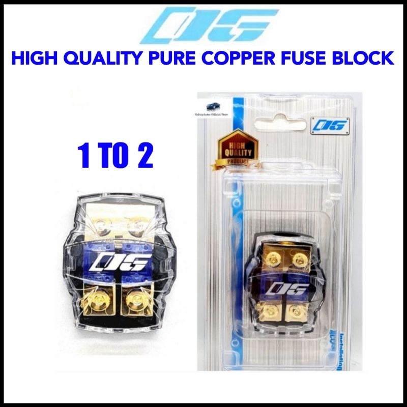 OG Pure Copper Fuse Block 1 to 2 | Shopee Malaysia