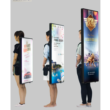 Led back light box display advertising screen blue tooth removable ...