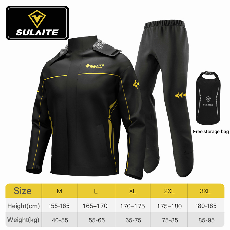 Ready Stock🔥 Motorcycle Raincoat Waterproof Reflective Men Baju Hujan ...