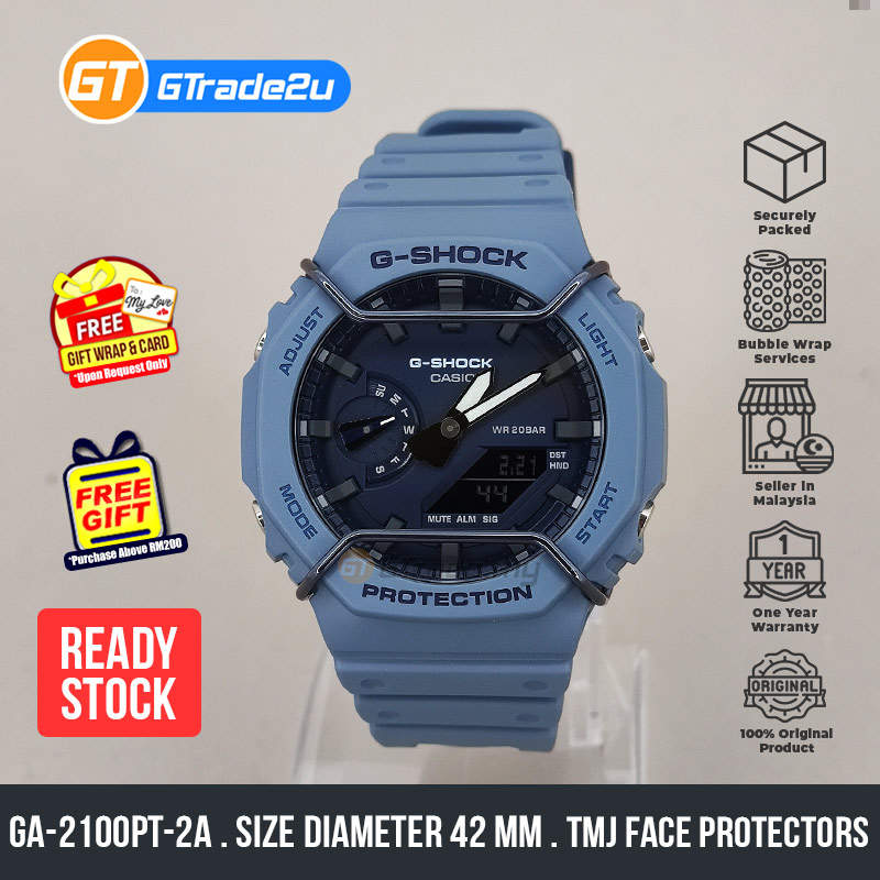 Original G Shock GA-2100PT-2A GA2100PT-2A Digital Metallic Face ...