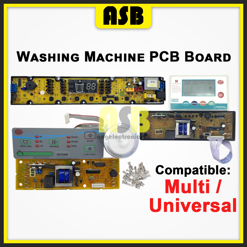(1pc) ( Compatible : Multi / UNIVERSAL ) Washing Machine PCB Board ...