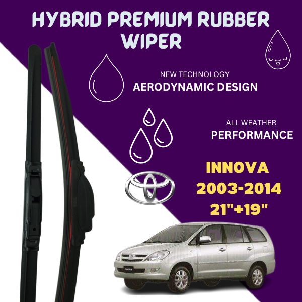 TOYOTA INNOVA 2003-2014 ( AN40 ) JAPAN HYBRID PREMIUM QUALITY RUBBER ...