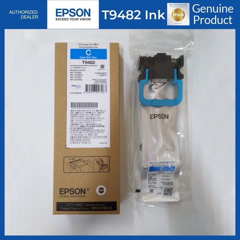 100% Original Epson T948 BK C M Y Ink Pack For Epson Workforce Pro WF-C5290 WF-C5790 inkjet ...