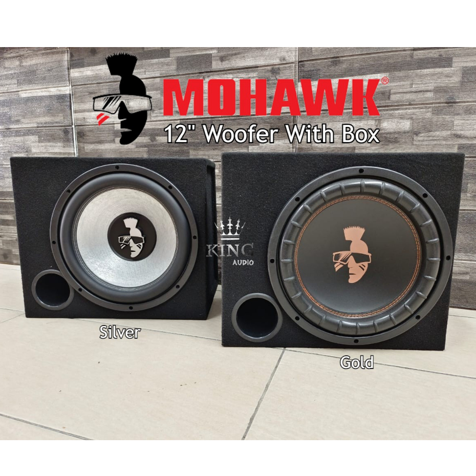 100% ORIGINAL Mohawk MS Series MS-124 12" Inch SubWoofer with Box ...