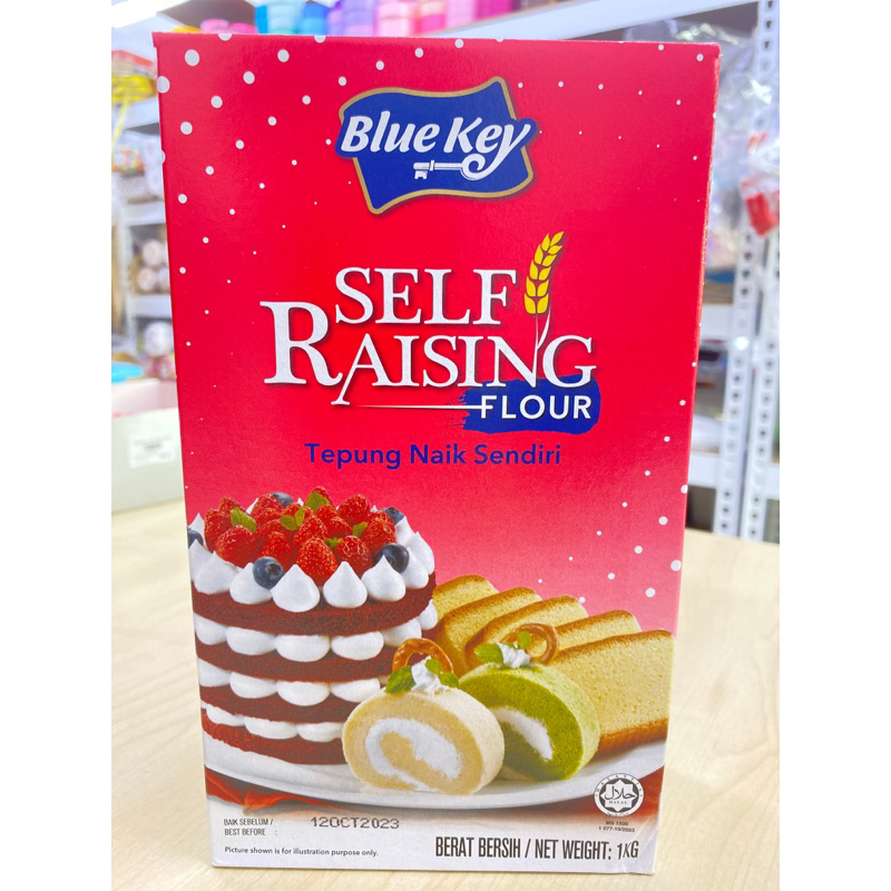 New Packaging📣 Halal BlueKey Self-Raising Flour | Tepung Serbuk Penaik ...