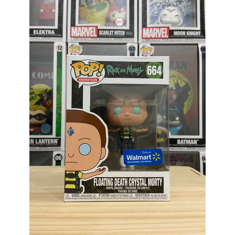Funko Pop! Animation Rick And Morty Floating Death Crystal Morty #664 ...
