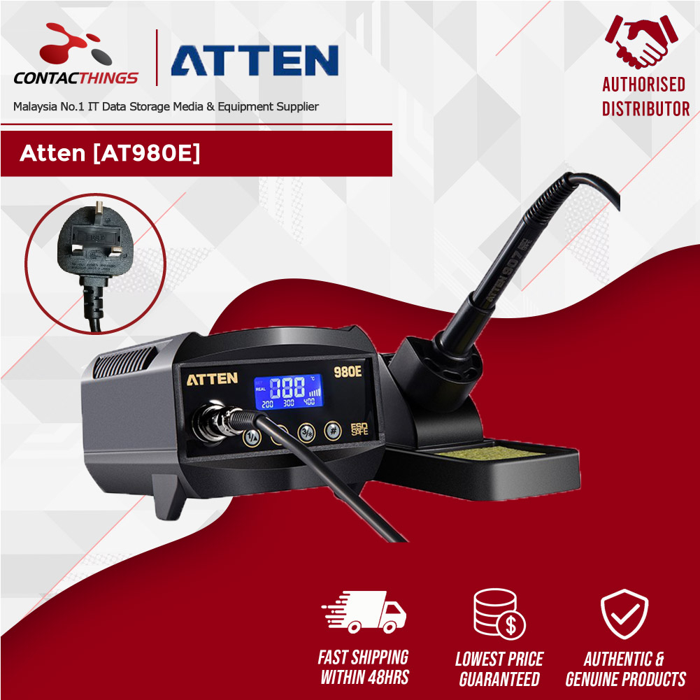 ATTEN AT980E 80W Digital Soldering Solder Station | Shopee Malaysia