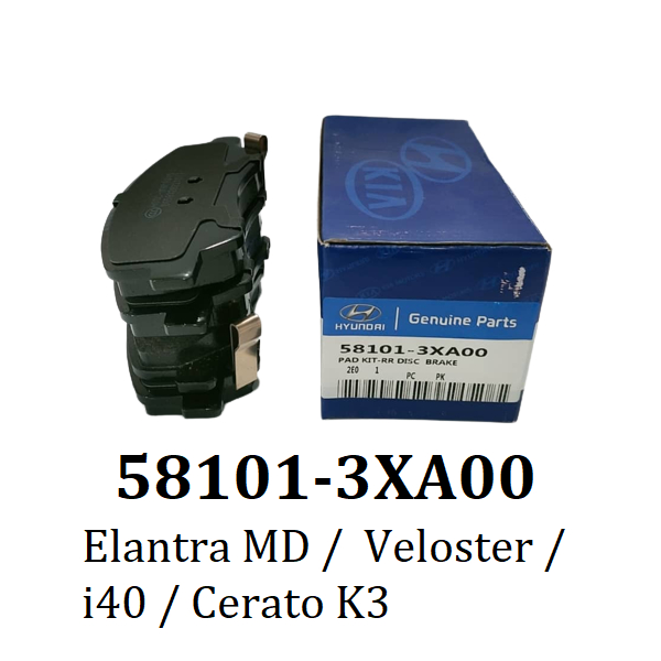 Hyundai Kia Disc Brake Pad Front 58101-3XA00 Elantra MD Veloster i40 ...