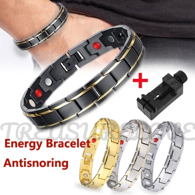 TLE Energy Bracelet Bangle Men Bio Magnetic Bracelets | Shopee Malaysia