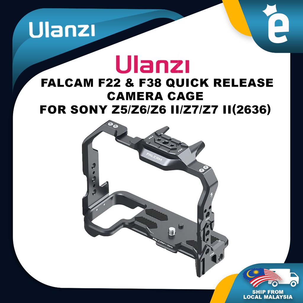 Ulanzi Falcam F22 & F38 Quick Release Camera Cage For Nikon Z5/Z6/Z6 II/Z7/Z7 II (2636) | Shopee ...