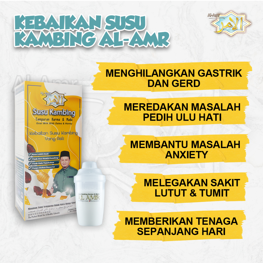 SUSU KAMBING AL AMR SYAMSUL DEBAT | Shopee Malaysia