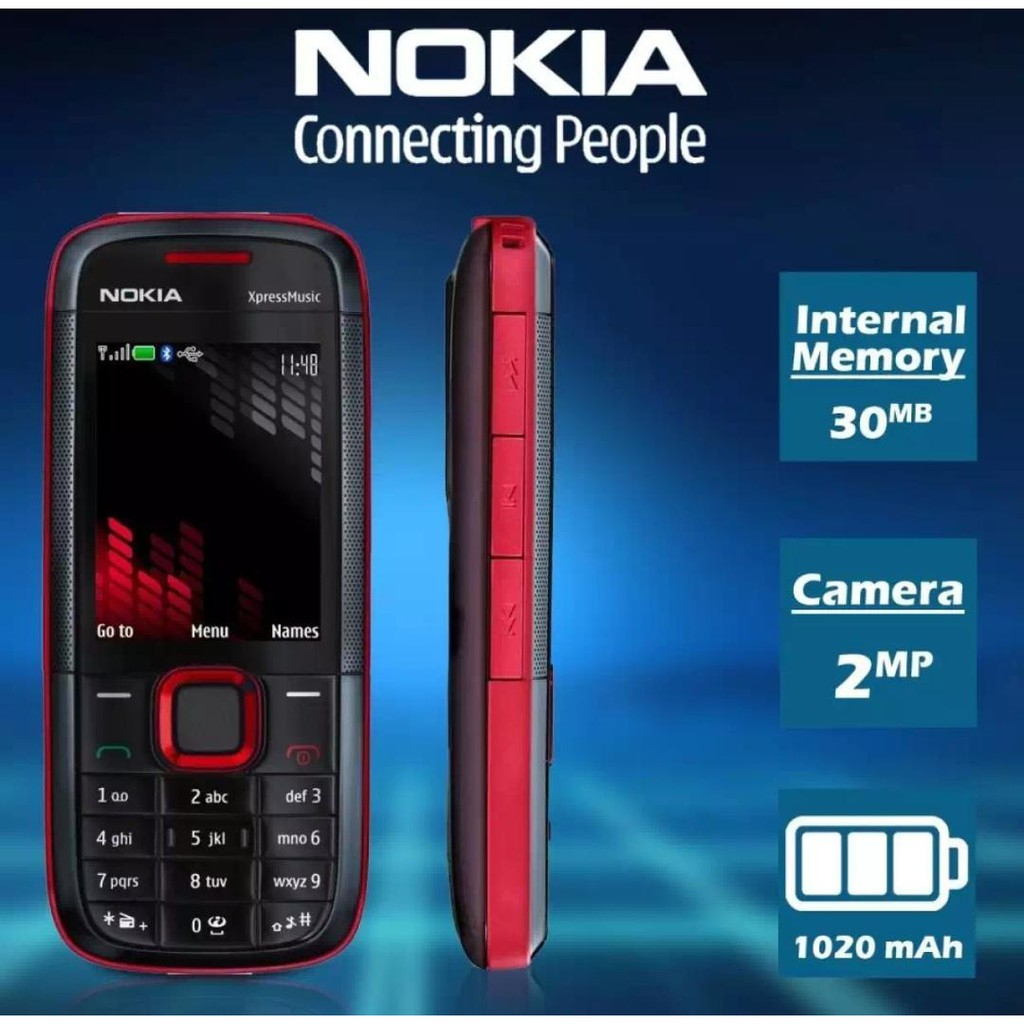 Nokia 5130 Xpress Music Mobile Phone Original Full Set | Shopee Malaysia