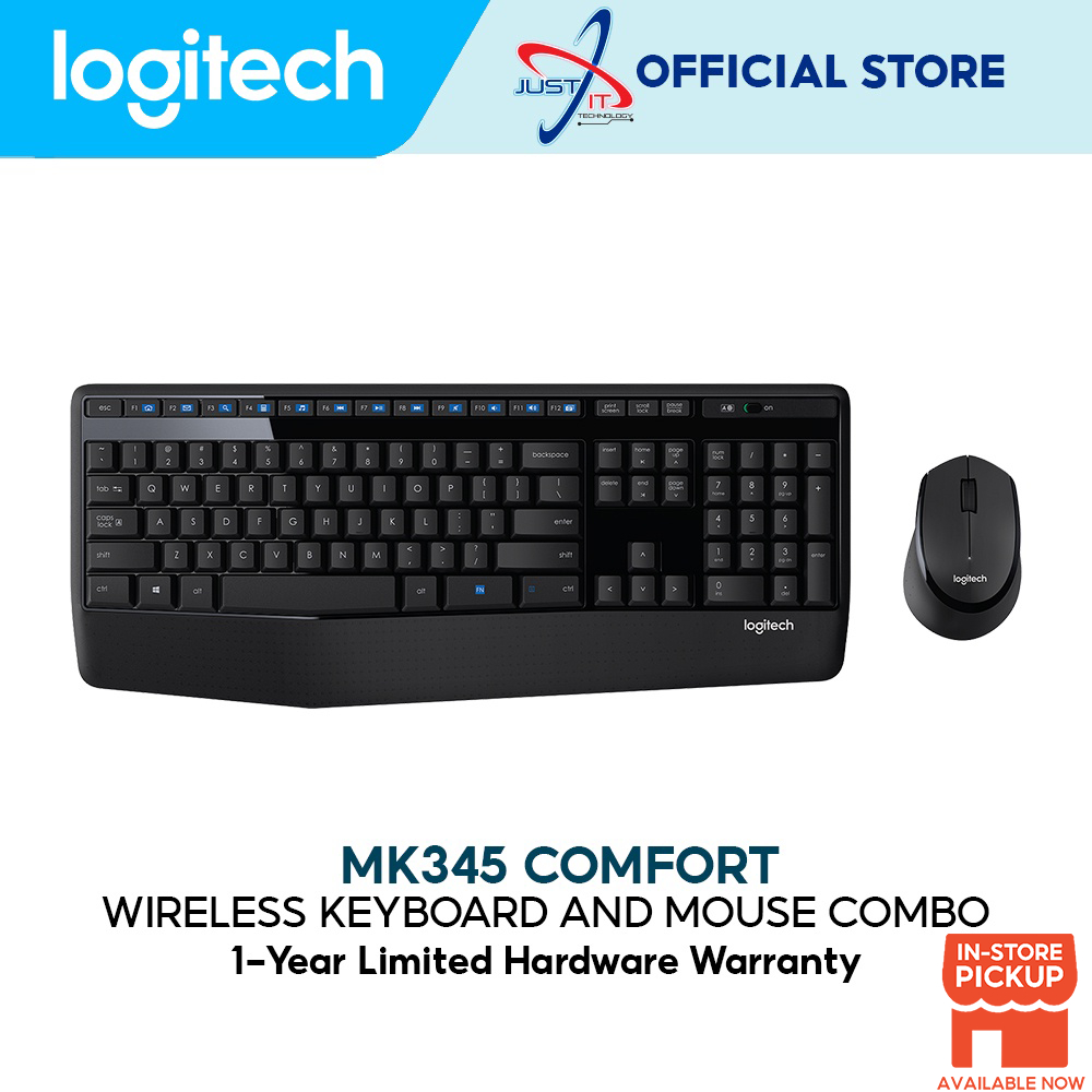 Logitech MK345 Wireless Keyboard Mouse Combo ( 920-006481 ) | Shopee ...