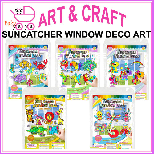 BabyYaya Suncatcher Window Deco Kit / Kids Art & Craft / Educational ...
