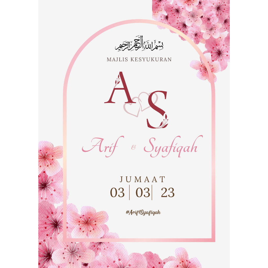 Kad Kahwin Digital | E-Card Wedding Invitation | Digital Invitation ...