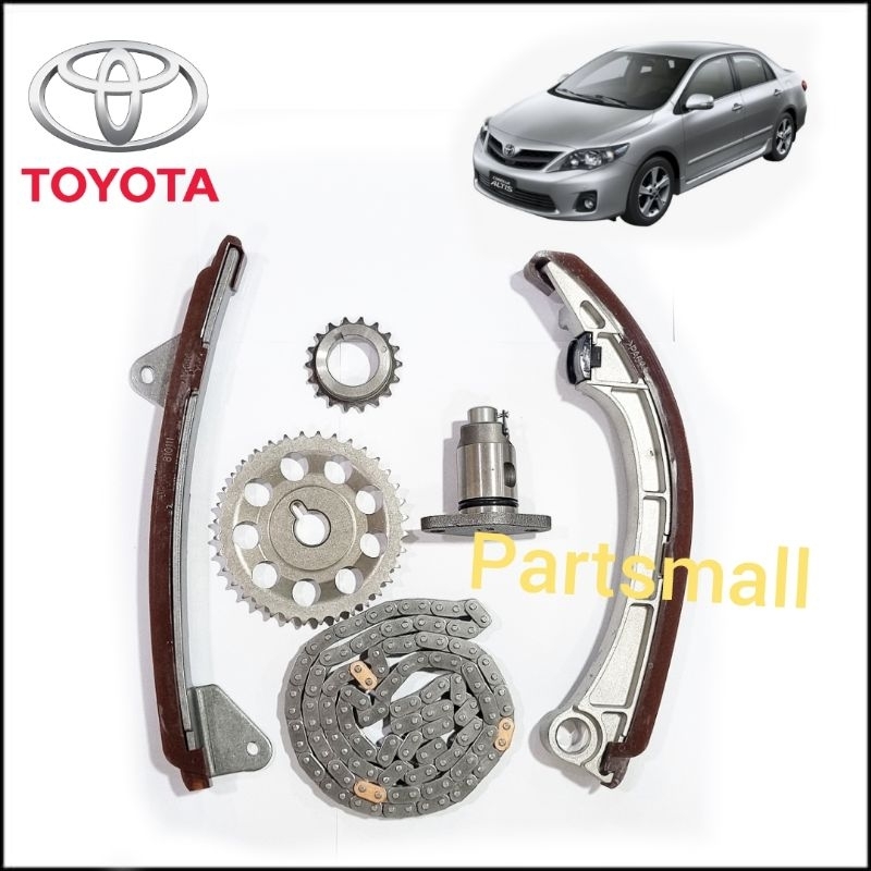 T/Y ALTIS ZZE121,ZZE122,WISH 1.8 ZNE10 TIMING CHAIN SET (6PCS) (1ZZFE ...