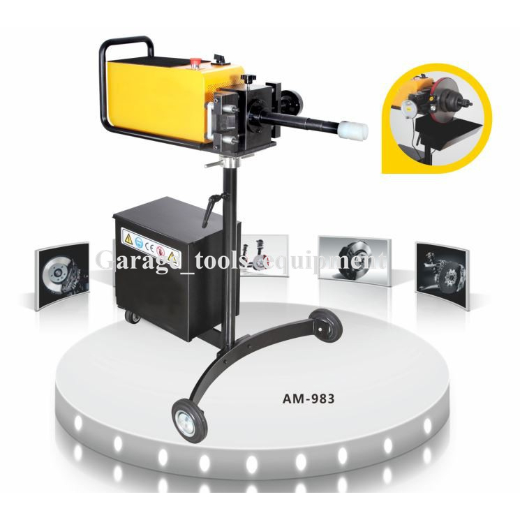 GTE Heavy-Duty Car Brake Disc Lather Machine | Skim Disc Machine | AM ...