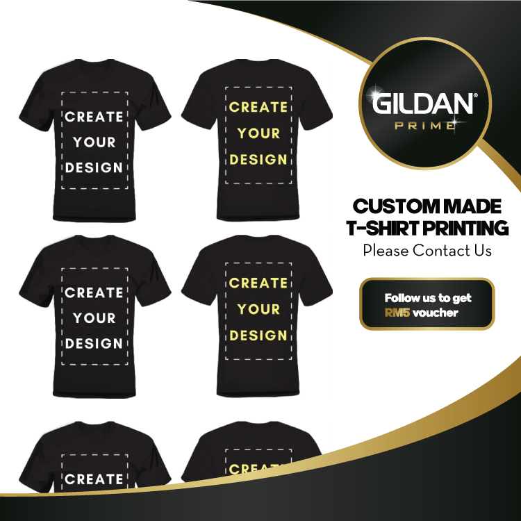 Custom Made T-Shirt Printing | Shopee Malaysia
