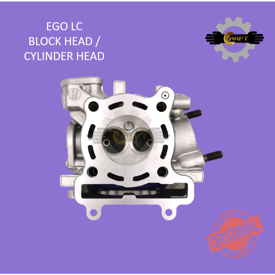 YAMAHA EGO-LC 44D-E1102-00 CYLINDER HEAD BLOCK HEAD 100% ORIGINAL HLY ...