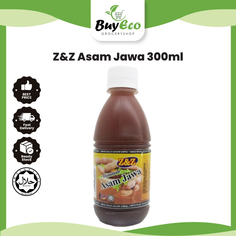 Z&Z Asam Jawa, Tamarind Drink 300ml Organic Juice Minuman Kesihatan Asam Jawa Botol | Shopee ...