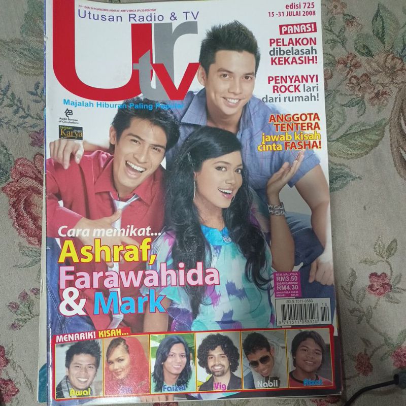 URTV Majalah Hiburan Magazine Preloved | Shopee Malaysia