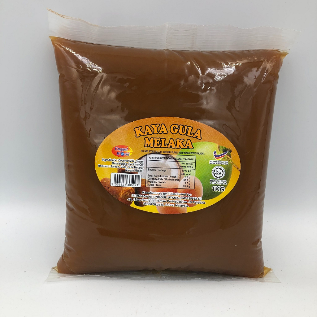 Kaya Gula Melaka / Red Bean Unggul World Pes Kacang Merah 1KG 红豆馅料 ...