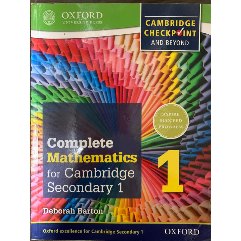 COMPLETE MATHEMATICS FOR CAMBRIDGE SECONDARY 1 - 9780199137046 | Shopee ...