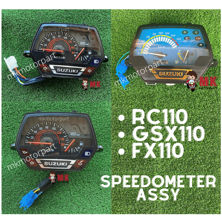 Meter Assy Suzuki GSX110 / BEST RC110 / FX110 Speedometer Assy GSX / BEST RC / FX | Shopee Malaysia