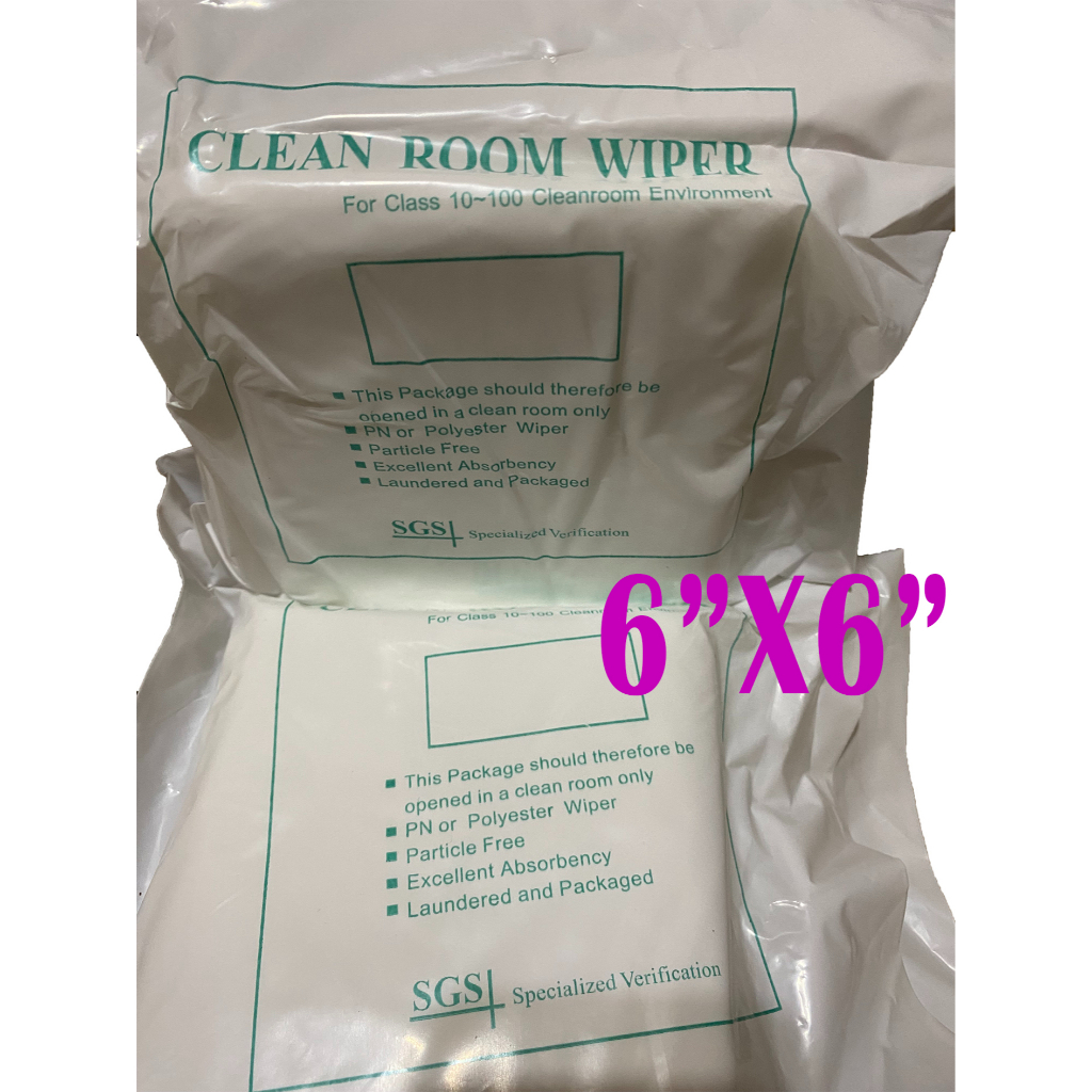 Clean Room Wiper Polyester Microfiber 6"*6" Dustless Cloth Clean ...