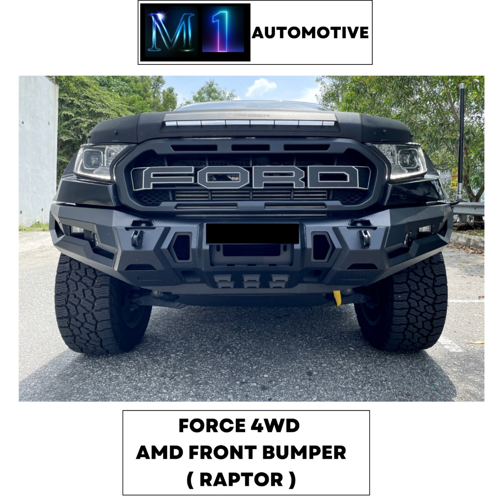 Force 4WD AMD Front Bumper For Ford Ranger Raptor 2019-2022 | Shopee ...