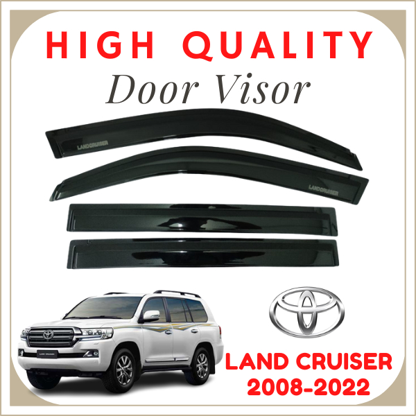 TOYOTA LAND CRUISER J200 ( 2008-2022 ) HIGH QUALITY DOOR VISOR AIR ...