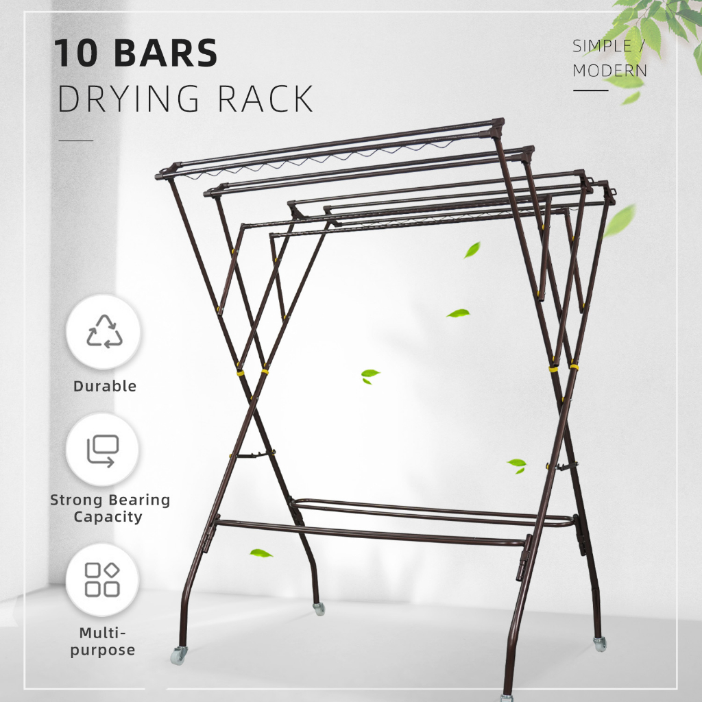 Kitchen Z Cloth Hanger Drying Rack / Rak Baju / Anti-Rust by 3V ...