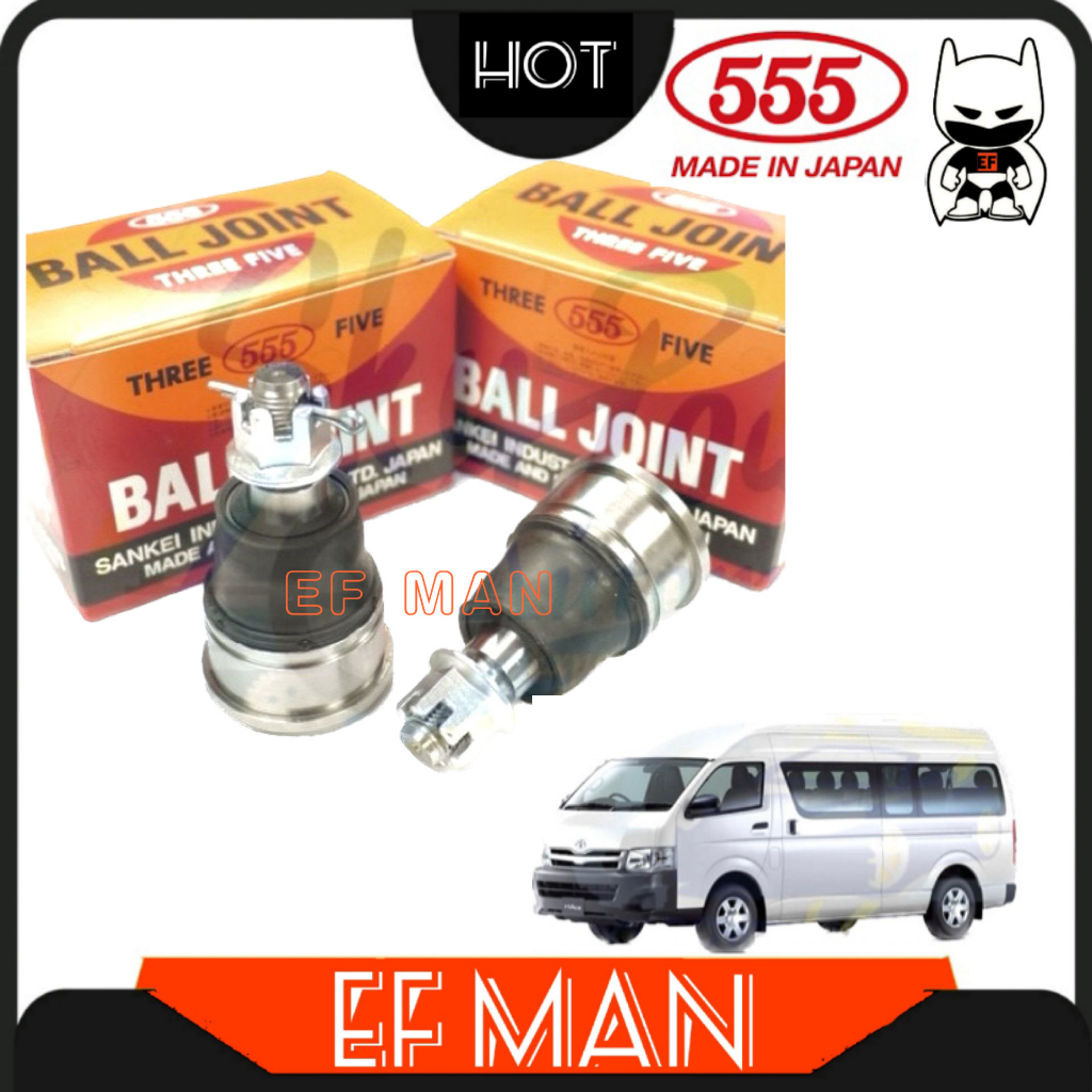 JAPAN 555 BALL JOINT TOYOTA HIACE KDH200 TRH202 KDH202 LOWER ARM BALL ...