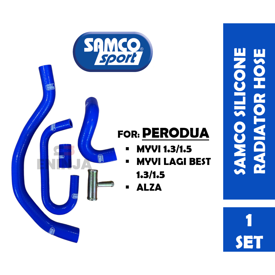 【100% ORIGINAL】SAMCO SPORT SILICONE HOSE RADIATOR HOSE PERODUA MYVI ...