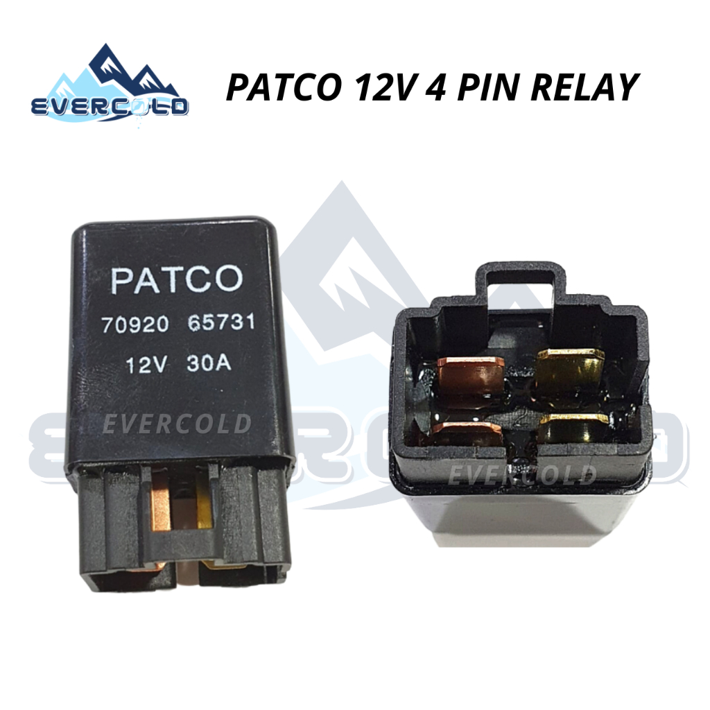 PATCO 12V 4PIN RELAY (Proton Wira Patco) | Shopee Malaysia