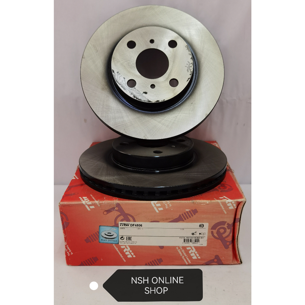 Disc Rotor Front (TRW) for Perodua Alza 14-18 Year & Toyota Vios NCP93 ...