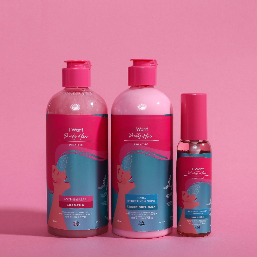 PREETY HAIR GLOW SET | Shopee Malaysia