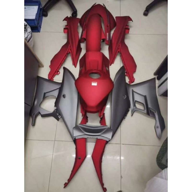 Yamaha R25 V2 100% Original Cover Set Full Set R25 Original Blue / Red ...