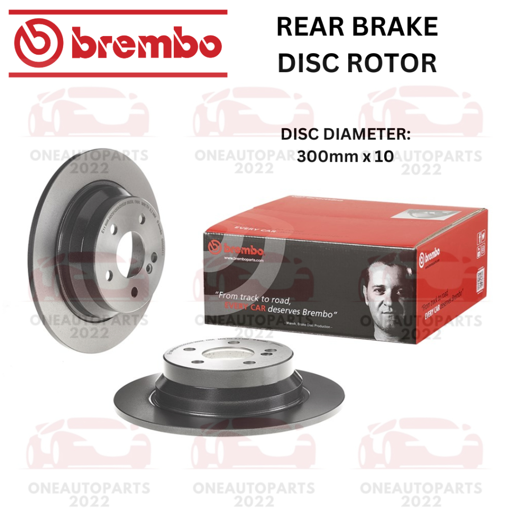GENUINE BREMBO REAR BRAKE DISC ROTOR MERCEDES BENZ W211 E200K E230 2.5 ...