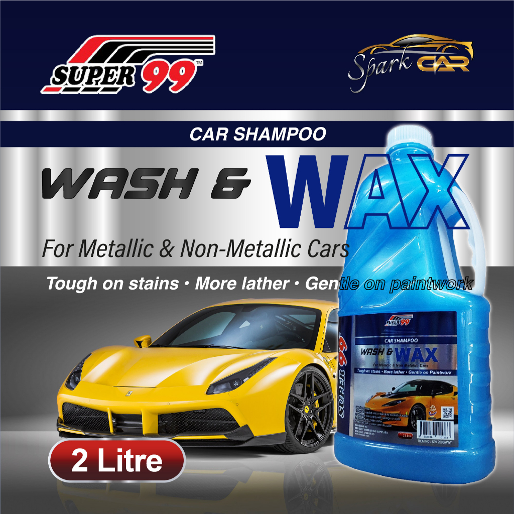 Super 99 Wash & Wax Car Shampoo (2L) | Shopee Malaysia