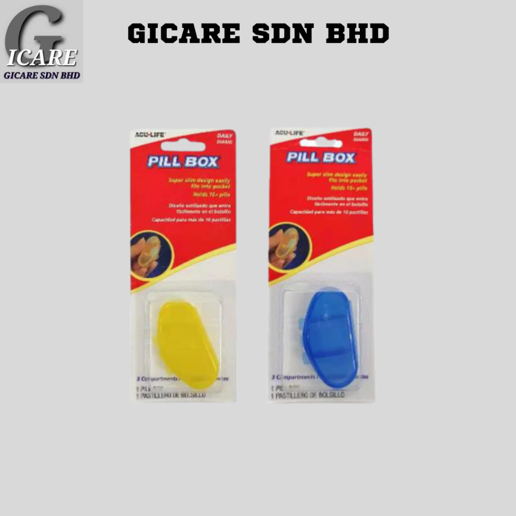 ACULIFE DAILY PILL BOX (KIDNEY SHAPE) | Shopee Malaysia