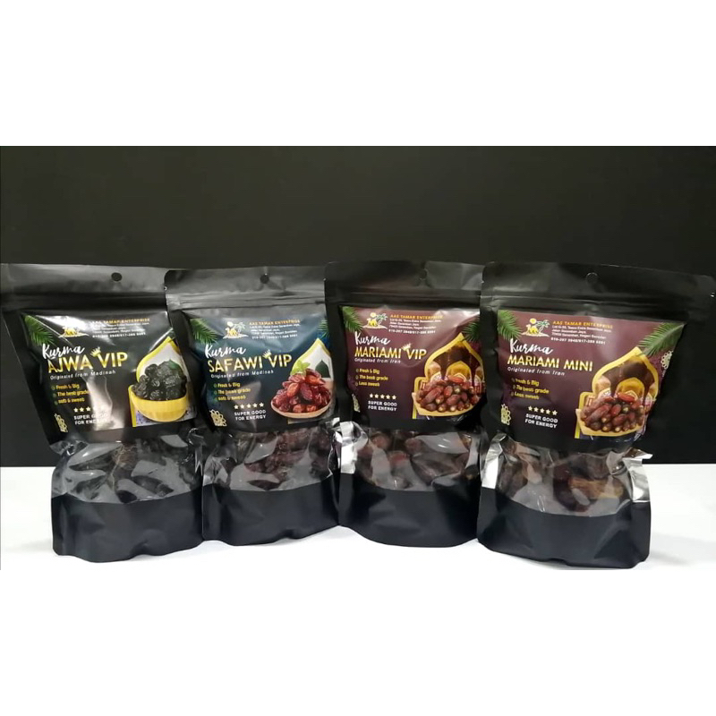 SET COMBO!! 4 jenis AJWA VIP- AJWA MINI- SAFAWI JUMBO- MARIAMI VIP ...