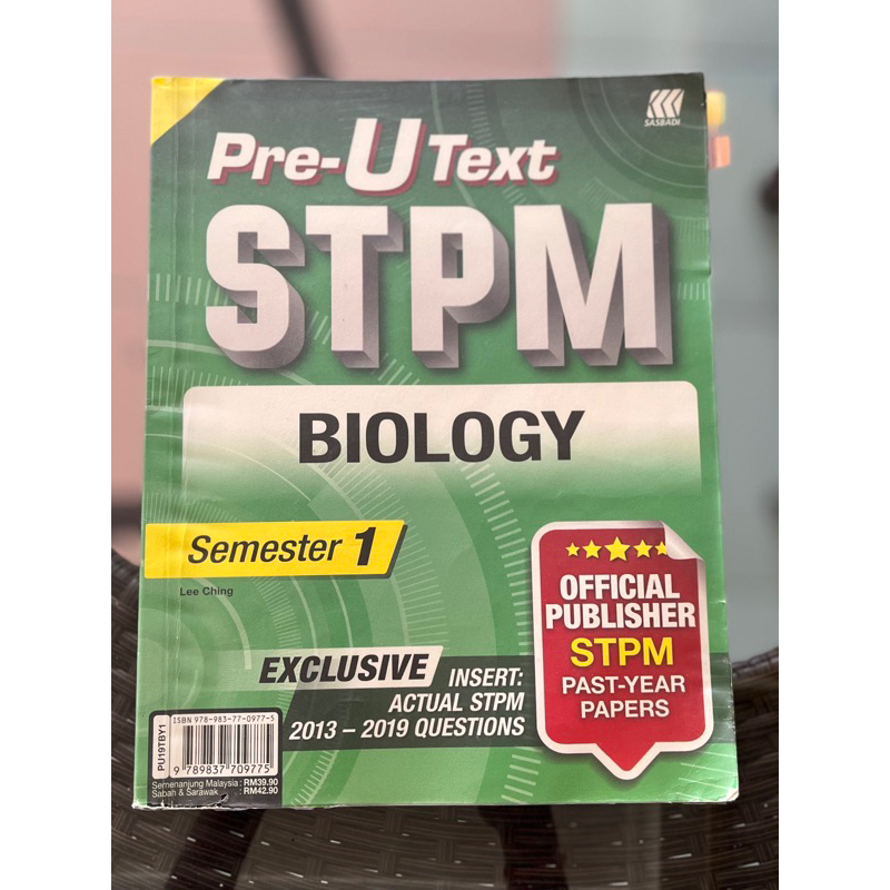 STPM BIOLOGY TERM 1 | Shopee Malaysia