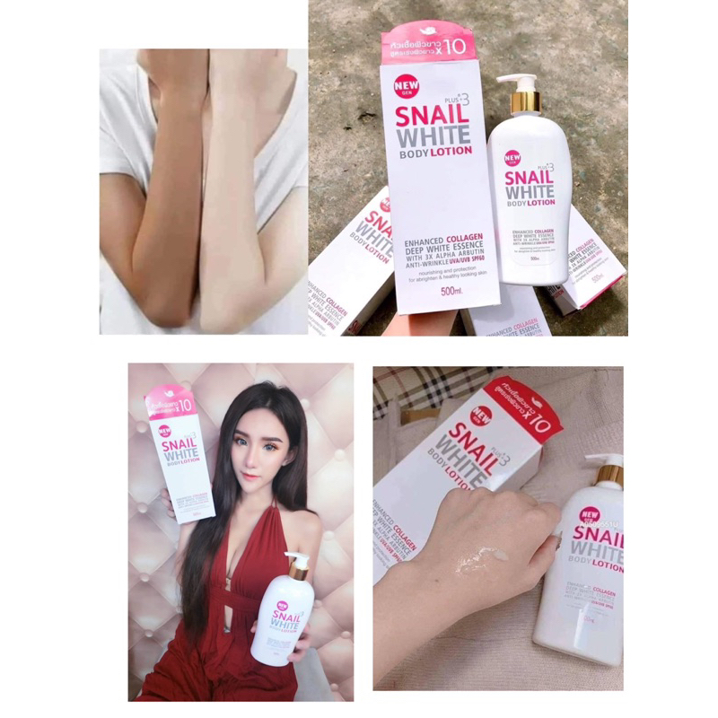 New Gen Snail White Body Lotion plus+3 spf 60- 500ml | Shopee Malaysia