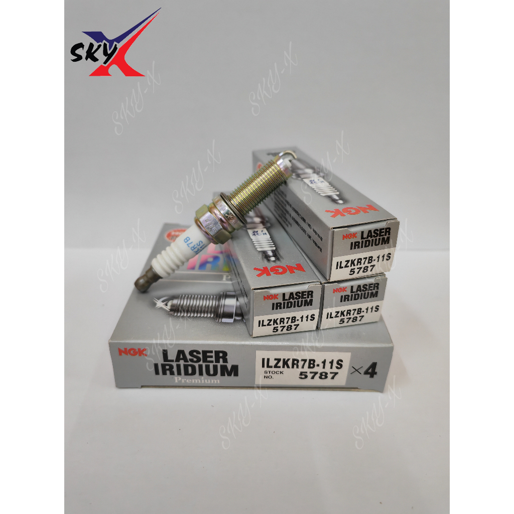 NGK 5787(ILZKR7B-11S) LASER IRIDIUM SPARK PLUG FOR ACCORD 2.4cc I-VTEC ...