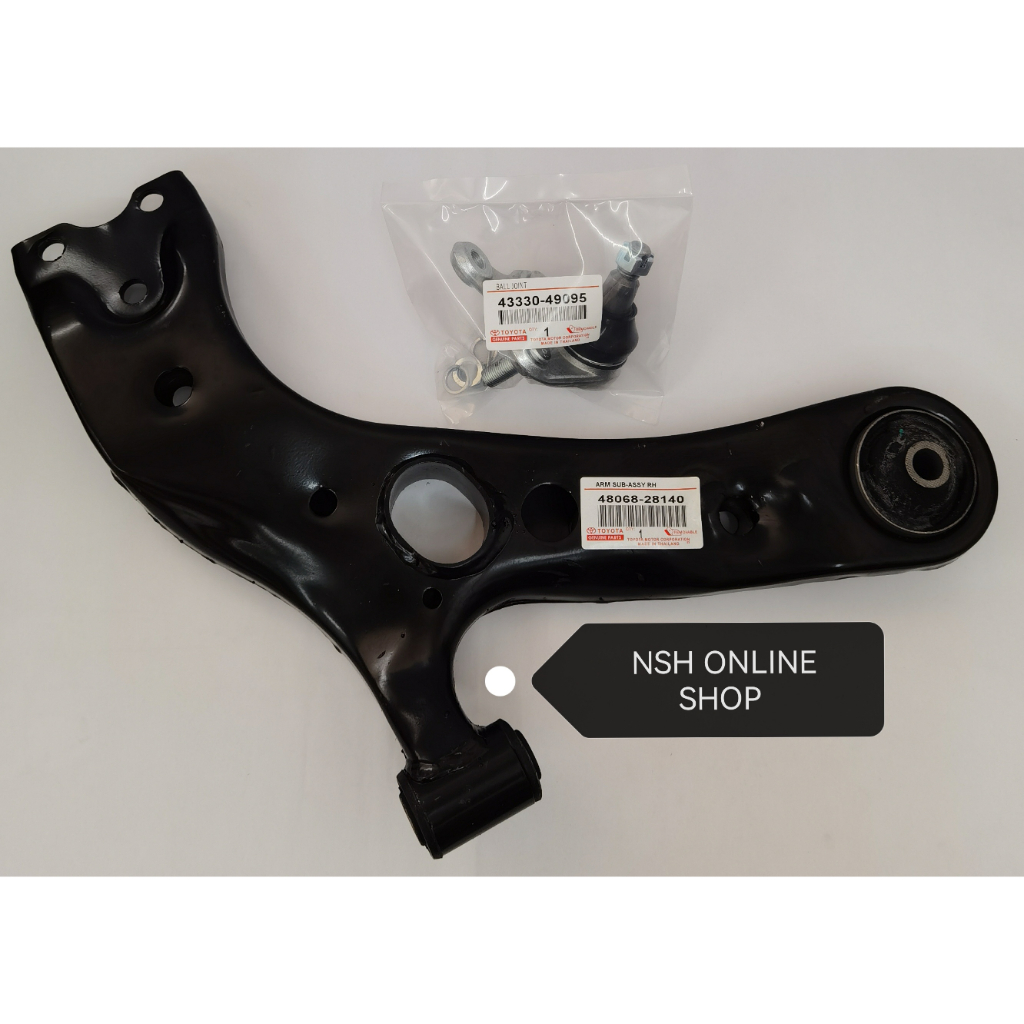 Front Lower Arm with Ball Joint (Toyota Oem) for Toyota Estima ACR50 Alphard Vellfire ANH20 2007 ...